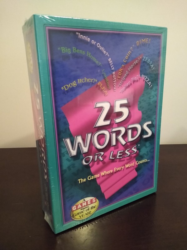 25 Words or Less (1996) – Board Game Guys