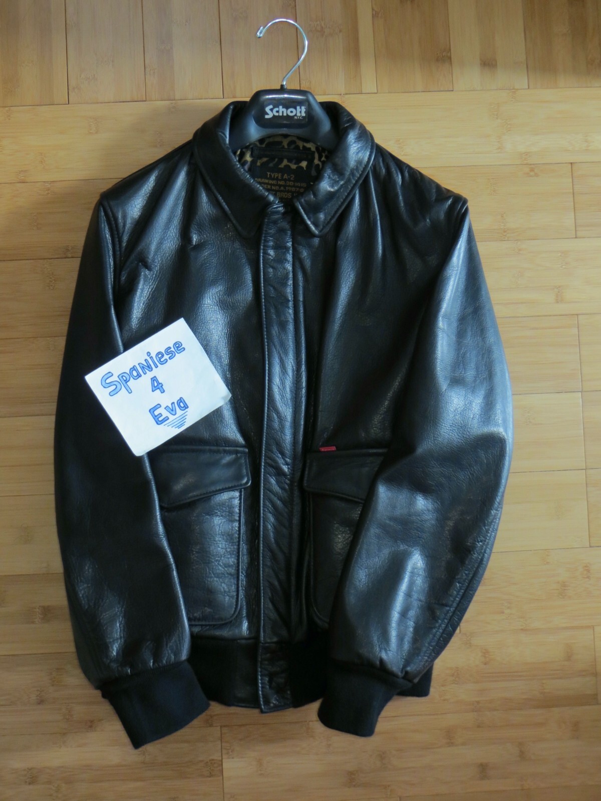 Supreme Schott Leather Bomber Jacket Supreme Schott Leather Bomber Jacket