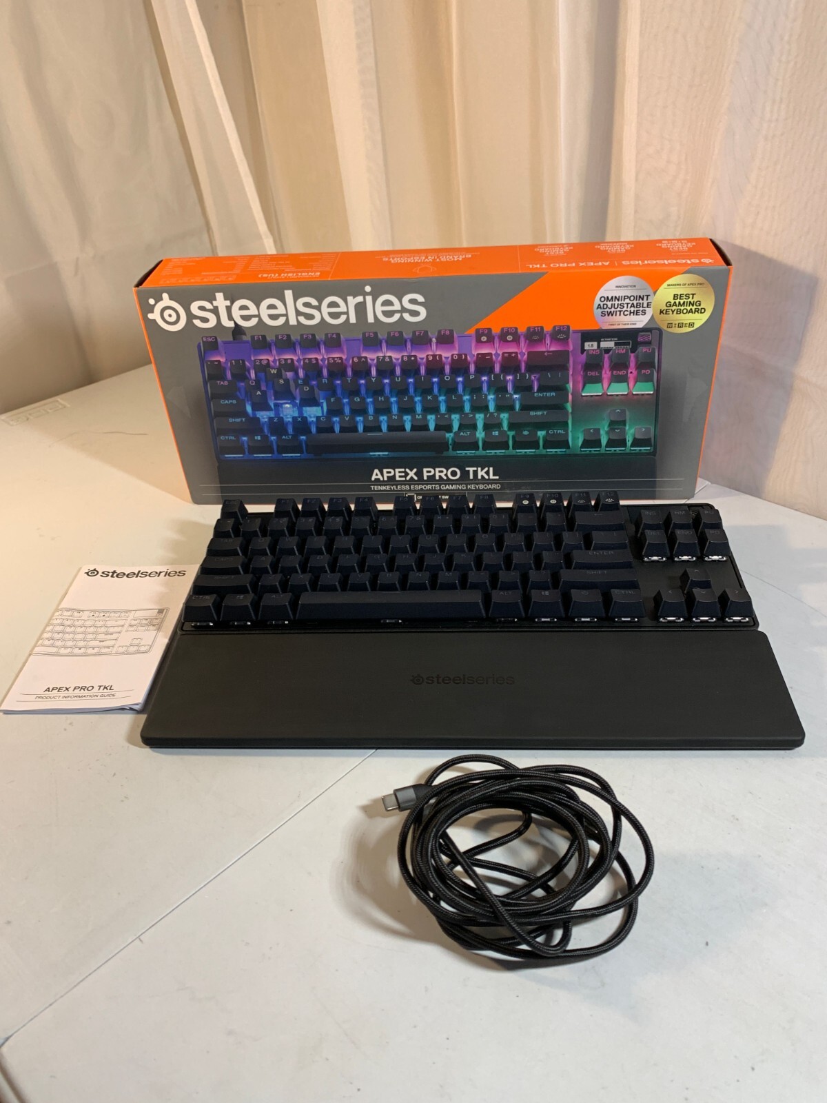 SteelSeries Apex Pro TKL KB18 Black HyperMagnetic Portable