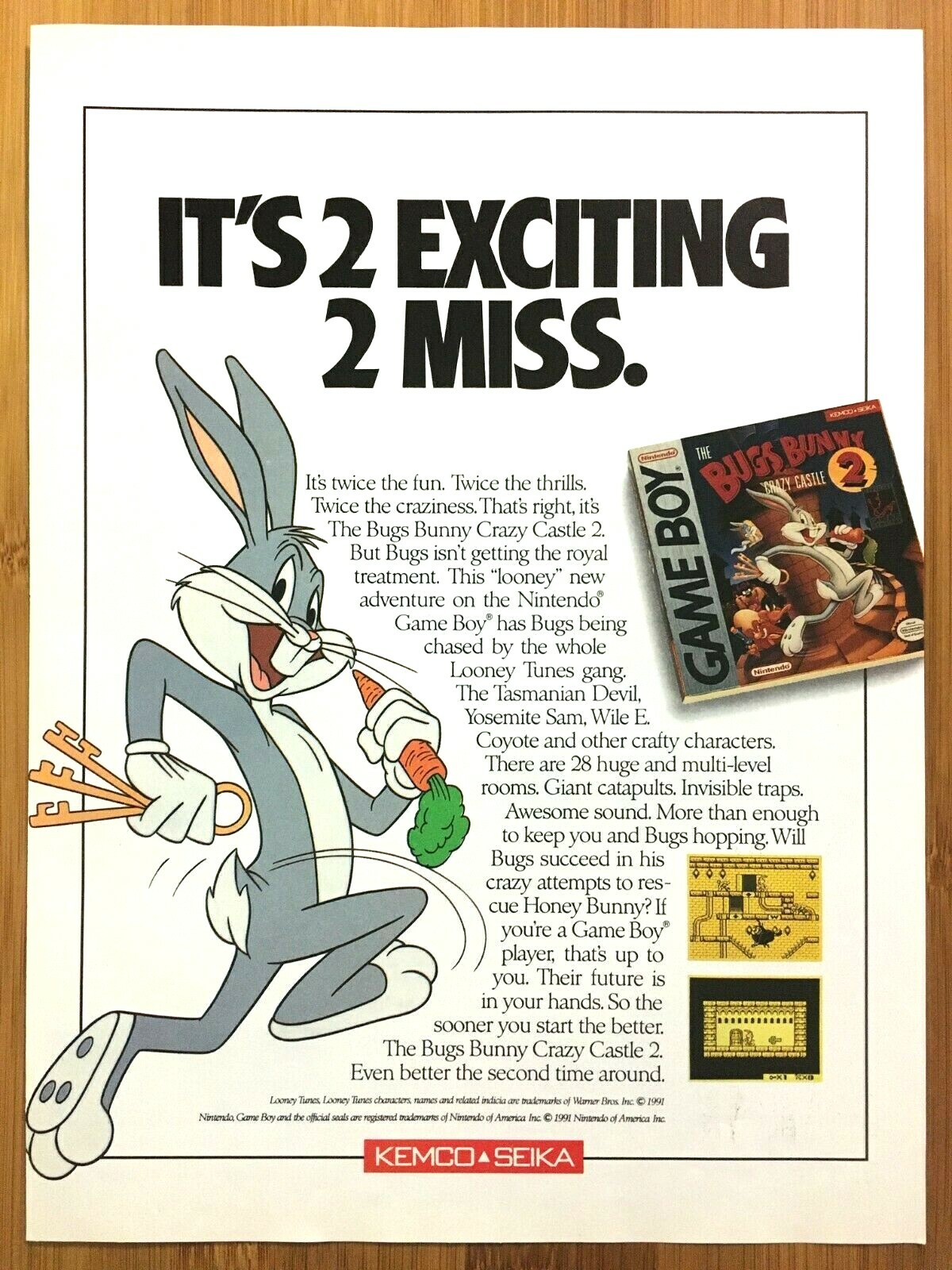 The bugs bunny crazy castle 2 store