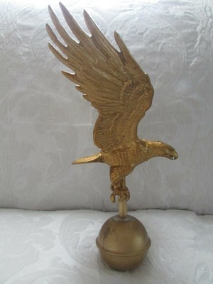 Finials - American Eagle Flag Pole Topper Finial - Vatican