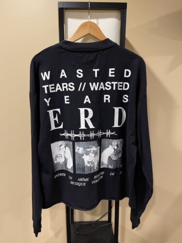Enfants Riches Deprimes SS17 Wasted Tears / Years Black Tee Enfants Riches Deprimes SS17 Wasted Tears / Years Black Tee