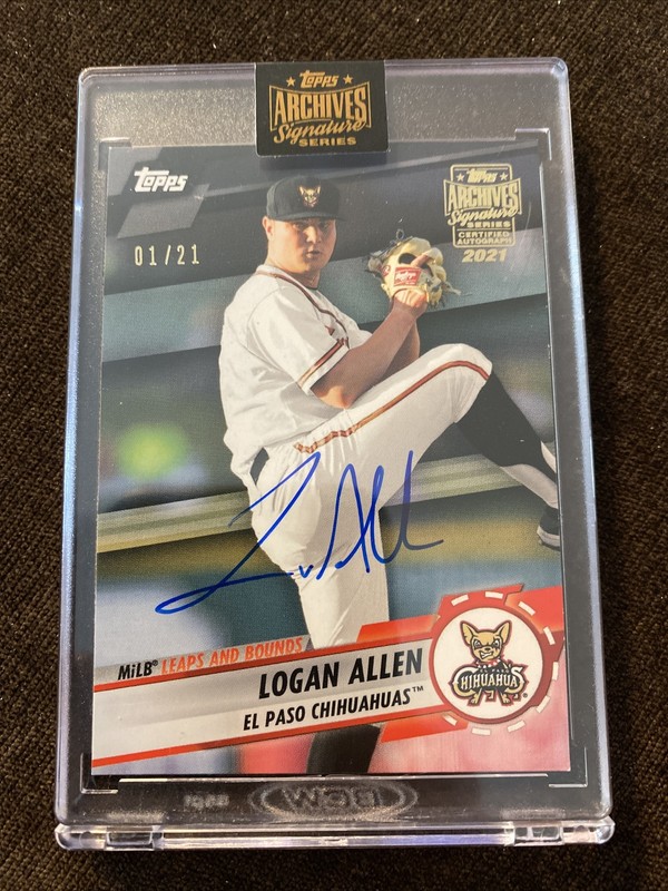 Logan Allen Baseball Card Database - Newest Products will be shown ...