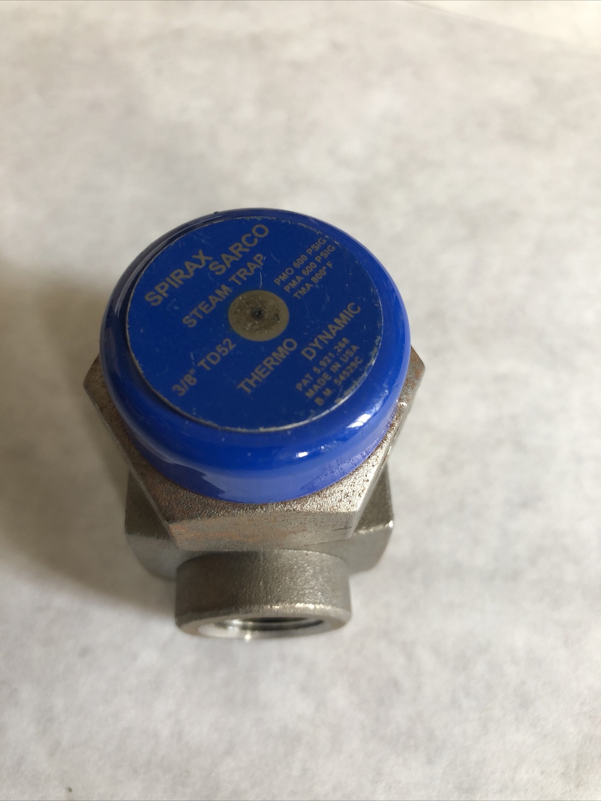 NEW Spirax-Sarco 3/8 TD52,TD52,3/8" npt,Thermodynamic steam Trap COOL ...