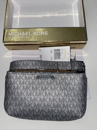 Michael Kors Women's Belt Fanny Pack MK Signature Logo Michael Kors Women's Belt Fanny Pack MK Signature Logo