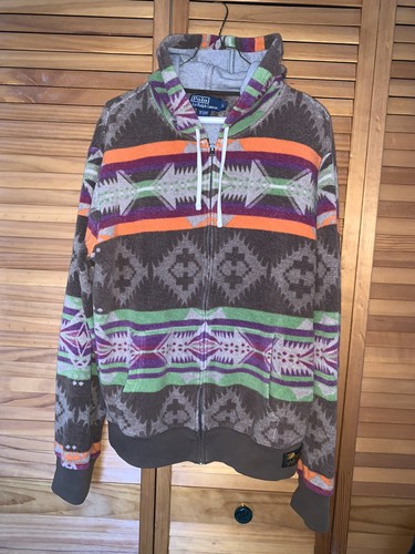 Vintage Polo Ralph Lauren Aztec Southwest Native Zip Hoodie Country Sportsman RLのeBay公認海外通販｜セカイモン