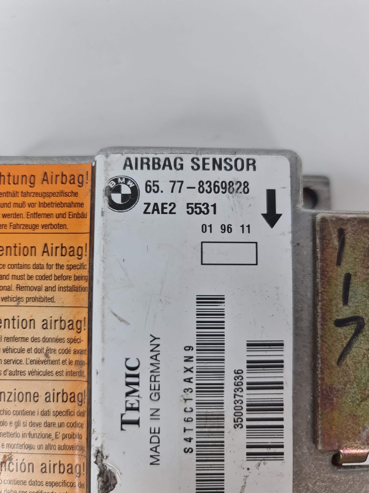 BMW E36 E34 E39 E38 E31 Z3 3 5 7 8'es SENSOR ECU COMPUTER CONTROL ...