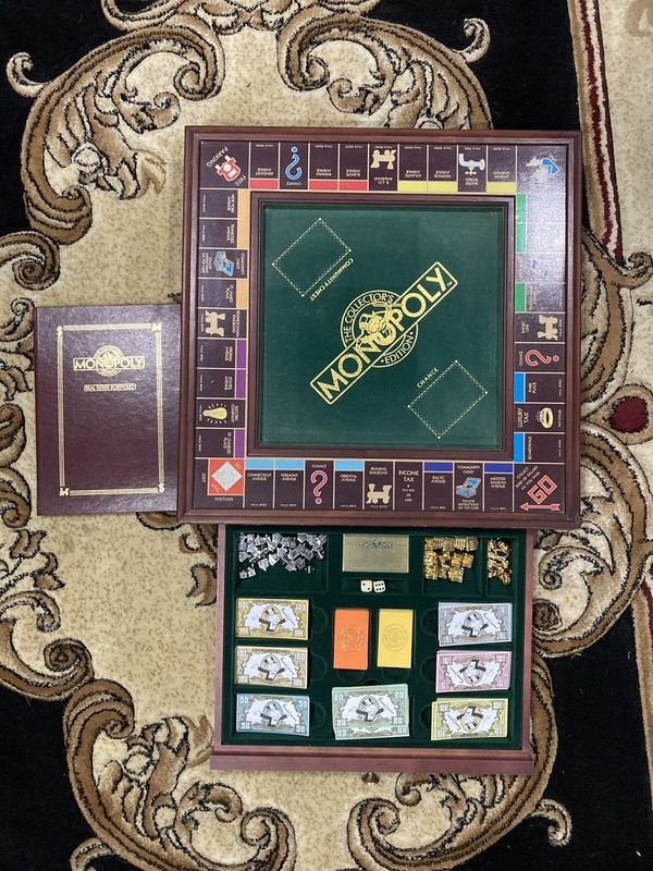 Monopoly: Franklin Mint Collector’s Edition (1991) Board Game – Board ...