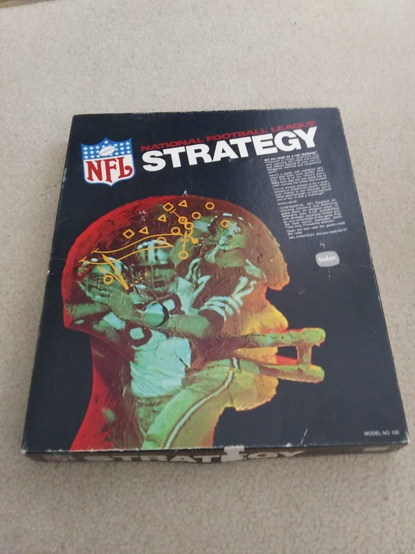 NFL Strategy (1970) Board Game – Board Game Guys