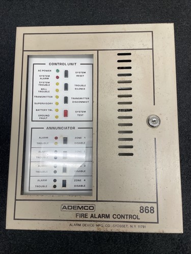 Control Panel Ademco | Vintage Fire Alarm System