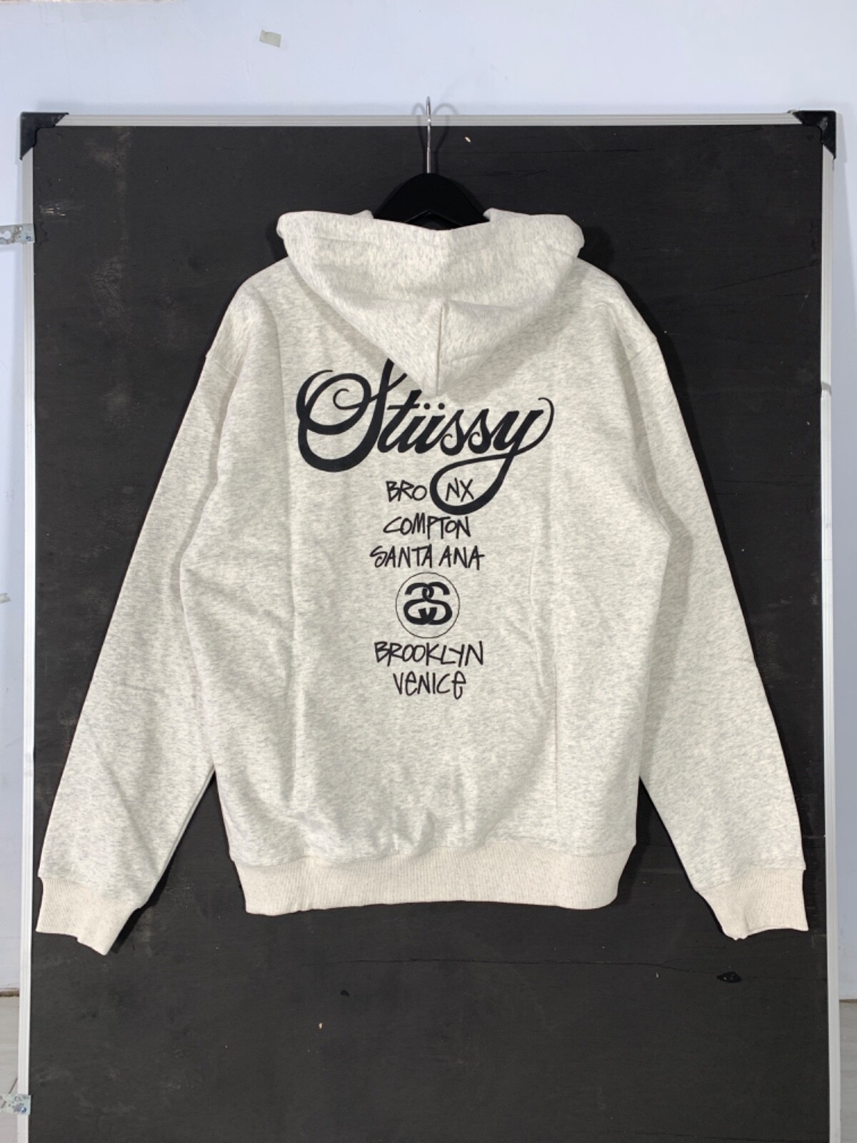 Stussy World Tour hoodie Ash Heather - Medium Original | eBay Stussy World Tour hoodie Ash Heather - Medium Original | eBay