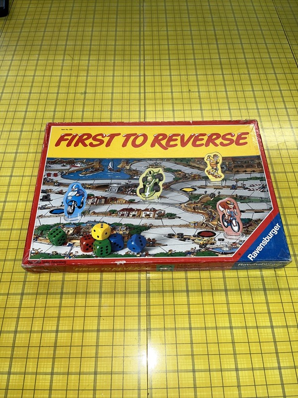 First to Reverse (1988) Board Game – Board Game Guys