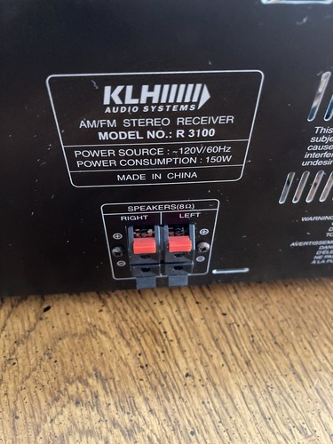 Reciever Home Theater | Klh Stereo