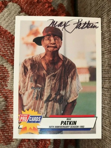 Max Patkin Baseball Card Database - Newest Products will be shown first ...