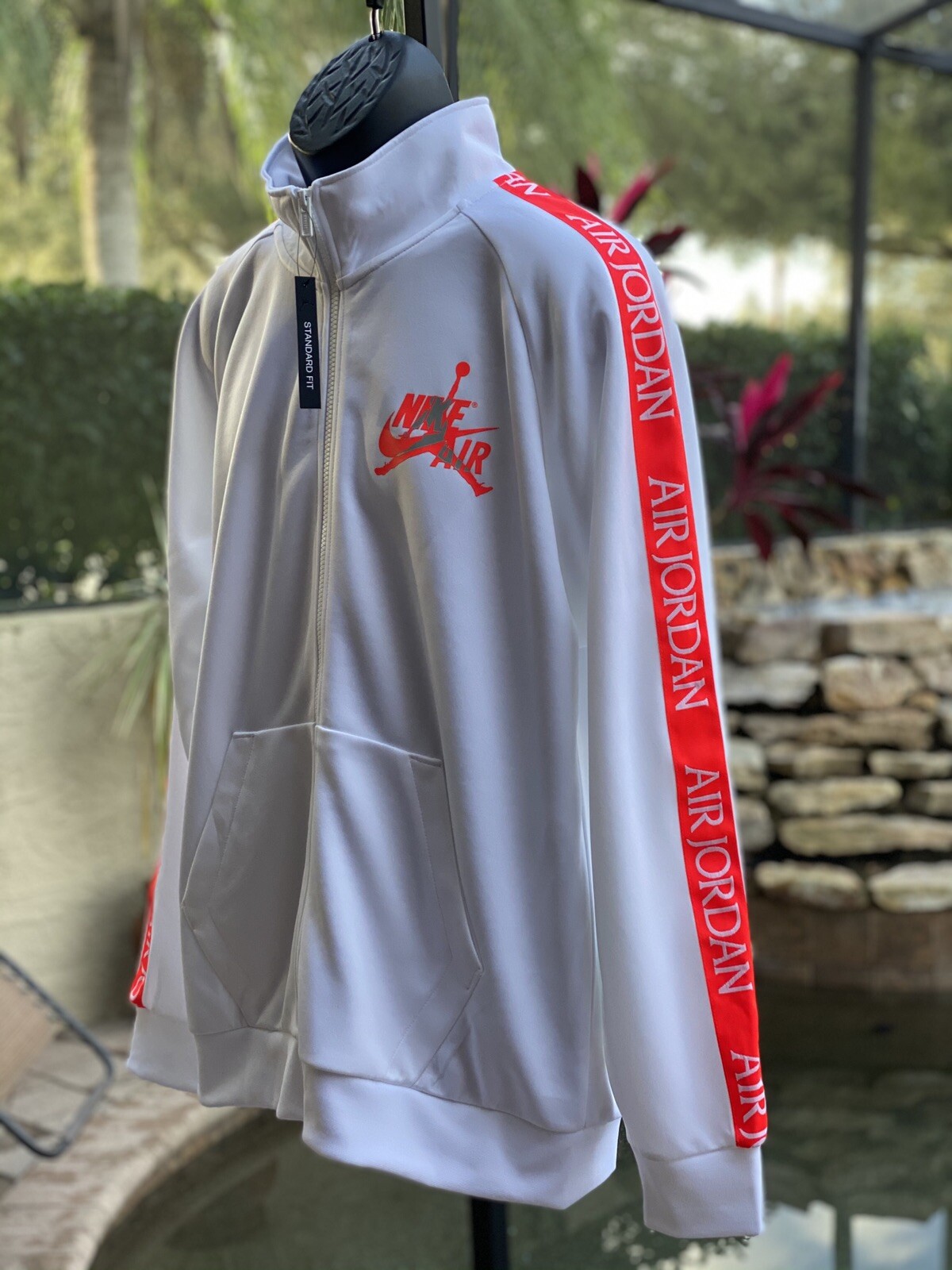 NIKE AIR JORDAN CLASSIC TRICOT WARM-UP JACKET [CK2180-100 NIKE AIR JORDAN CLASSIC TRICOT WARM-UP JACKET [CK2180-100