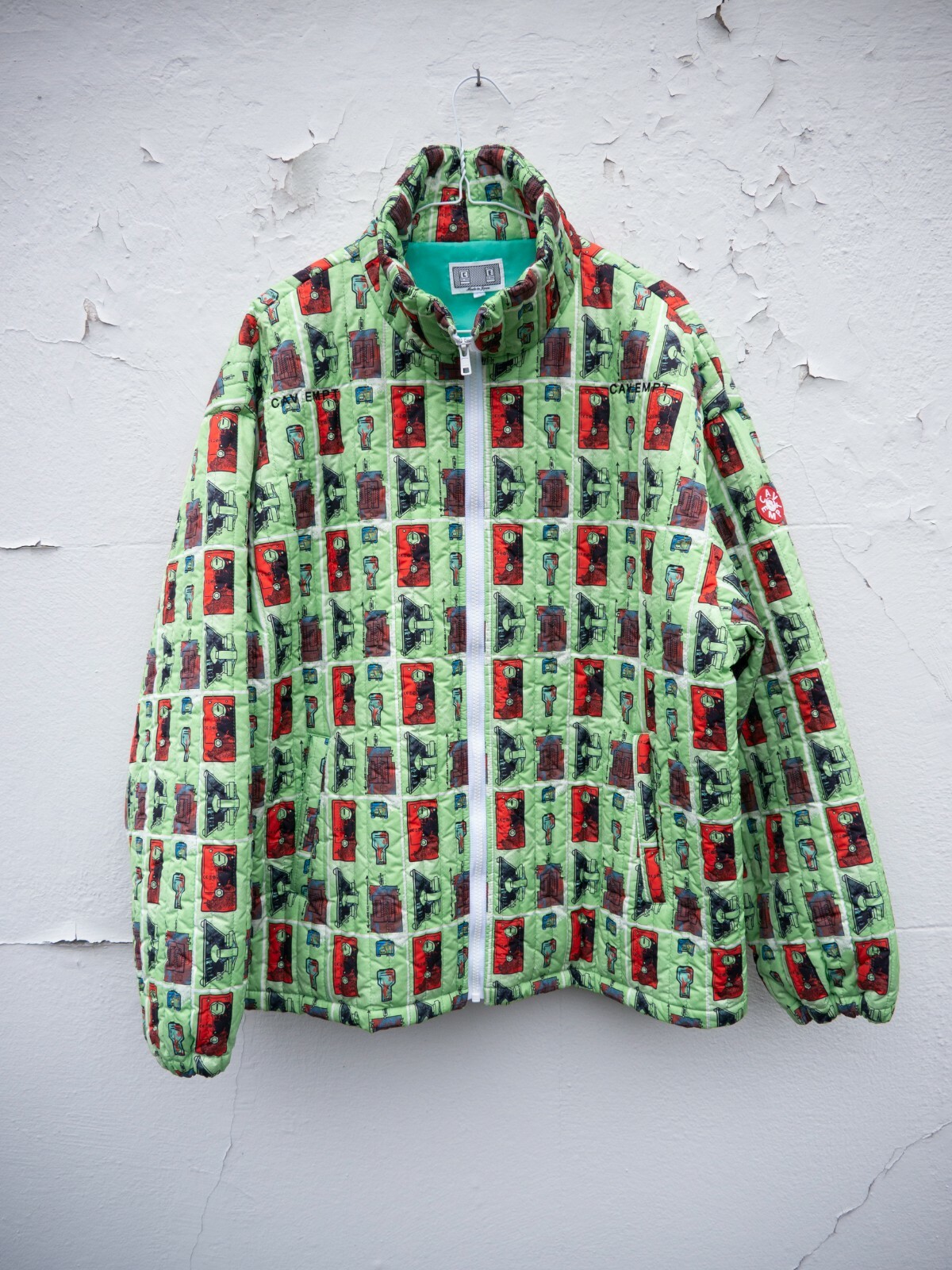 Cav Empt 'Source-Output' Quilted Zip Jacket (CES17JK05) | eBay Cav Empt 'Source-Output' Quilted Zip Jacket (CES17JK05) | eBay