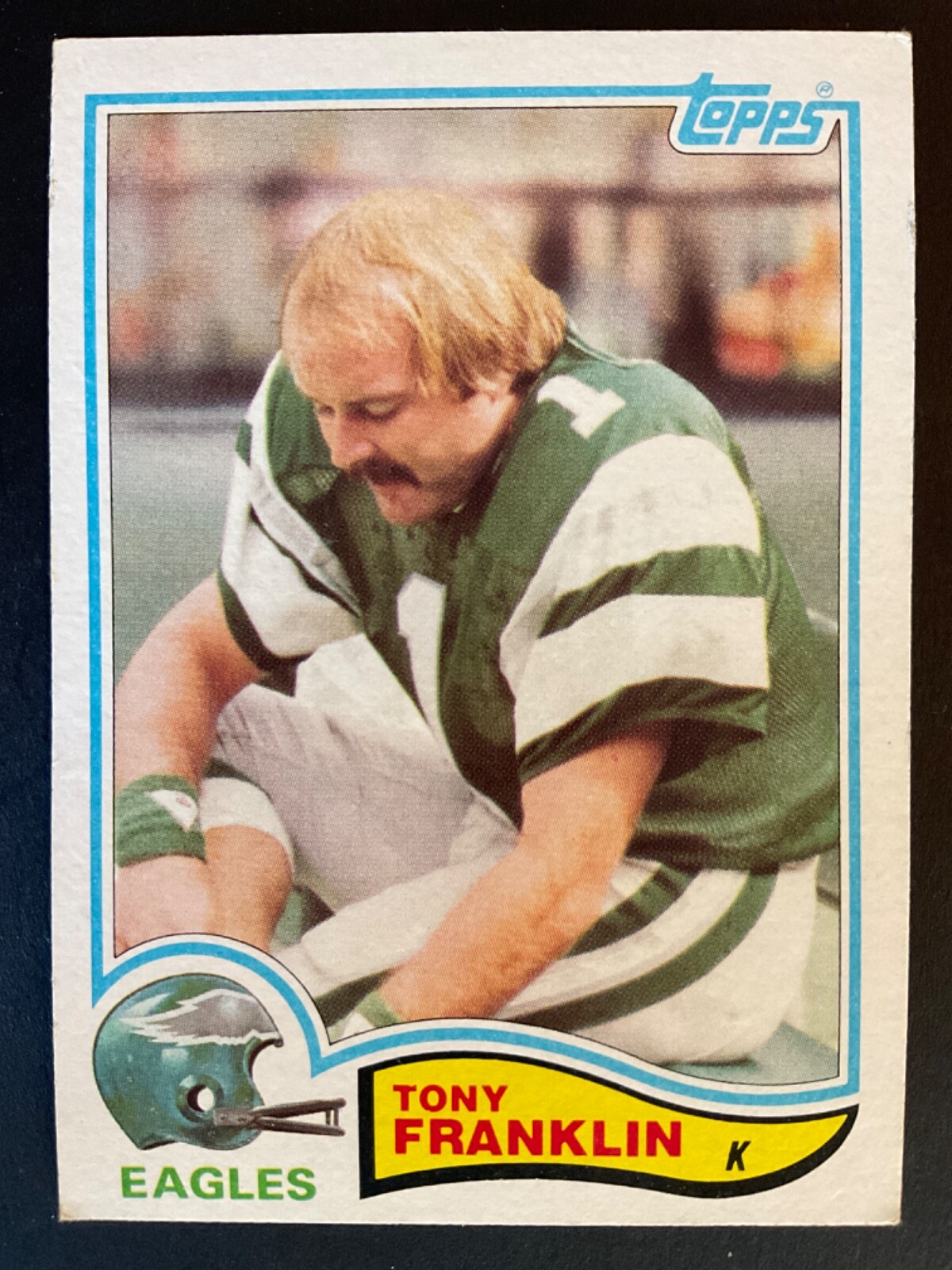 Tony Franklin 1982 Topps Football Card #443 - Philadelphia Tony Franklin 1982 Topps Football Card #443 - Philadelphia