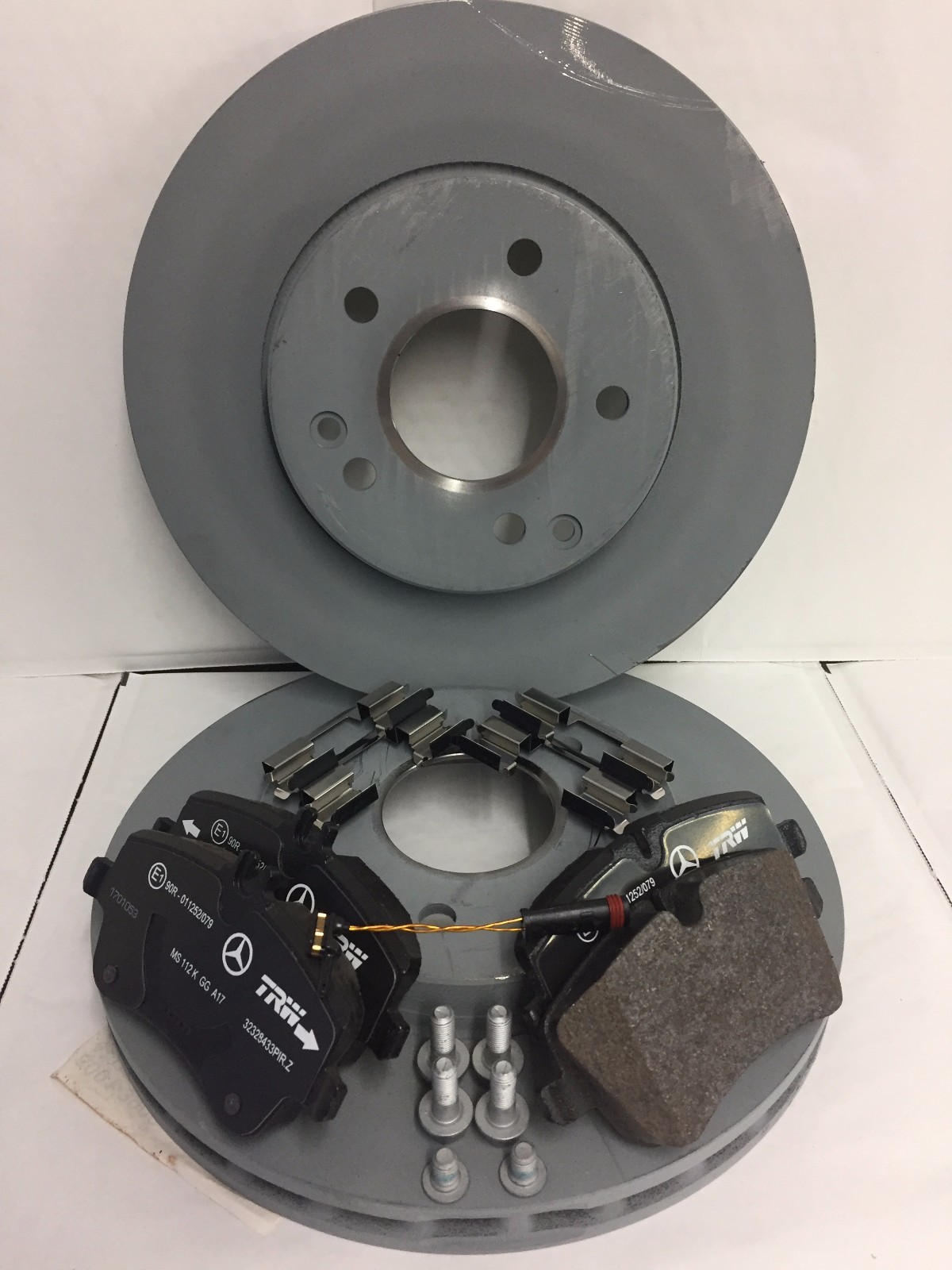 Genuine Mercedes-Benz R171 SLK Front Brake Discs & Brake Pads Kit NEW ...