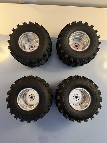 PROLINE GIANT TRAC TIRES & WHEELS-SET CLOD BUSTER/ VINTAGE RC TRUCK ...
