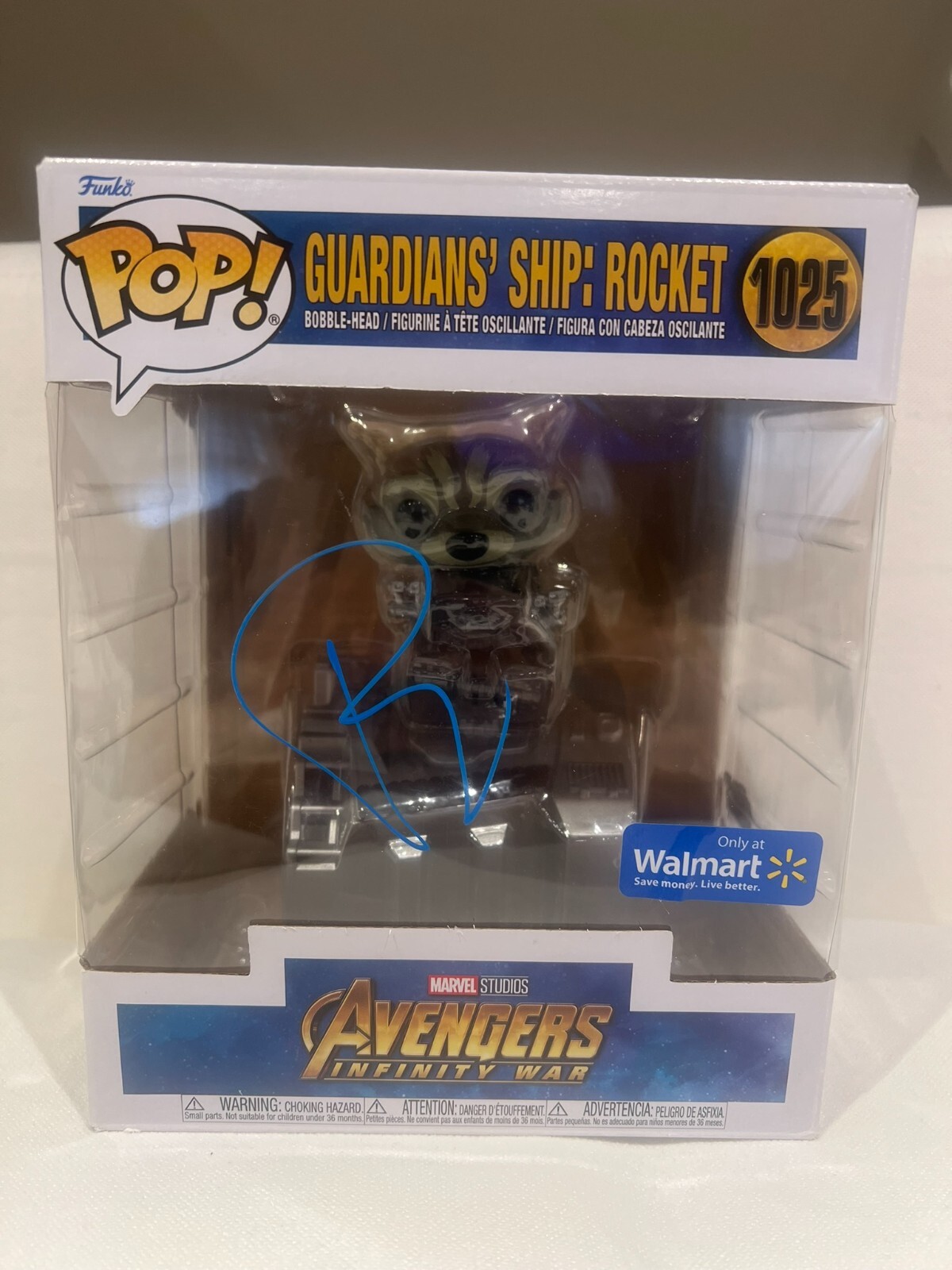 BRADLEY COOPER SIGNED ROCKET RACOON FUNKO POP 1025 GUARDIANS BRADLEY COOPER SIGNED ROCKET RACOON FUNKO POP 1025 GUARDIANS