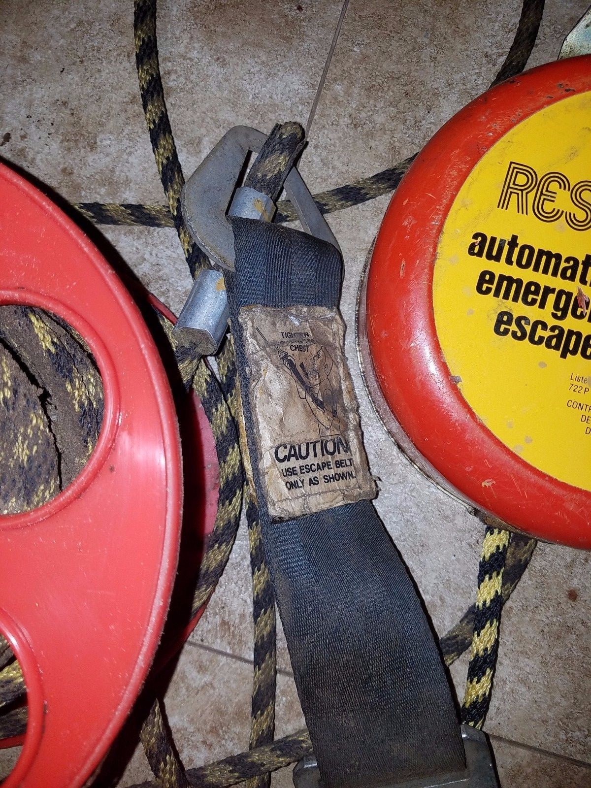 RTC RESCUMATIC AUTOMATIC RESCUE HARNESS 300LBS DECENT DEVICE | eBay