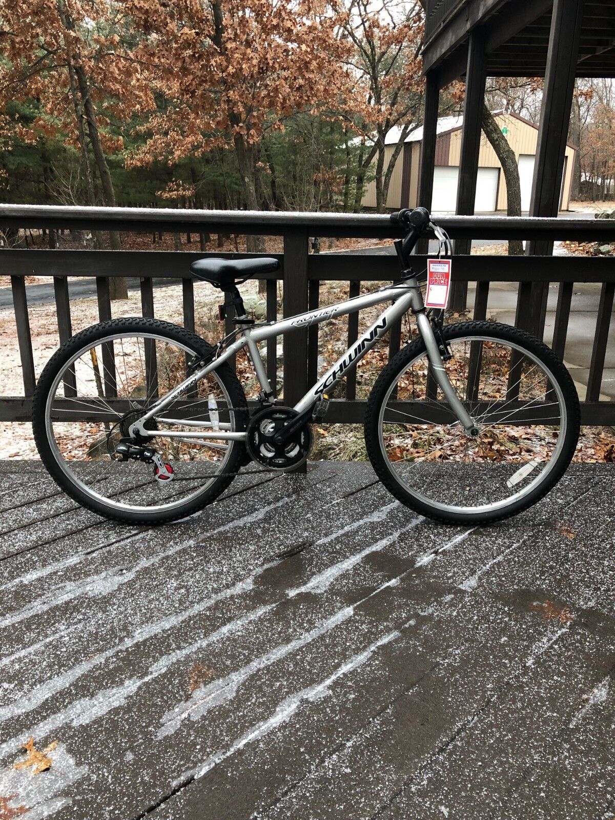 Schwinn frontier Silver Mountain bike 16X26 inch size | eBay Schwinn frontier Silver Mountain bike 16X26 inch size | eBay
