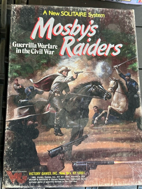 Mosby’s Raiders: Guerilla Warfare in the Civil War (1985) – Board Game Guys