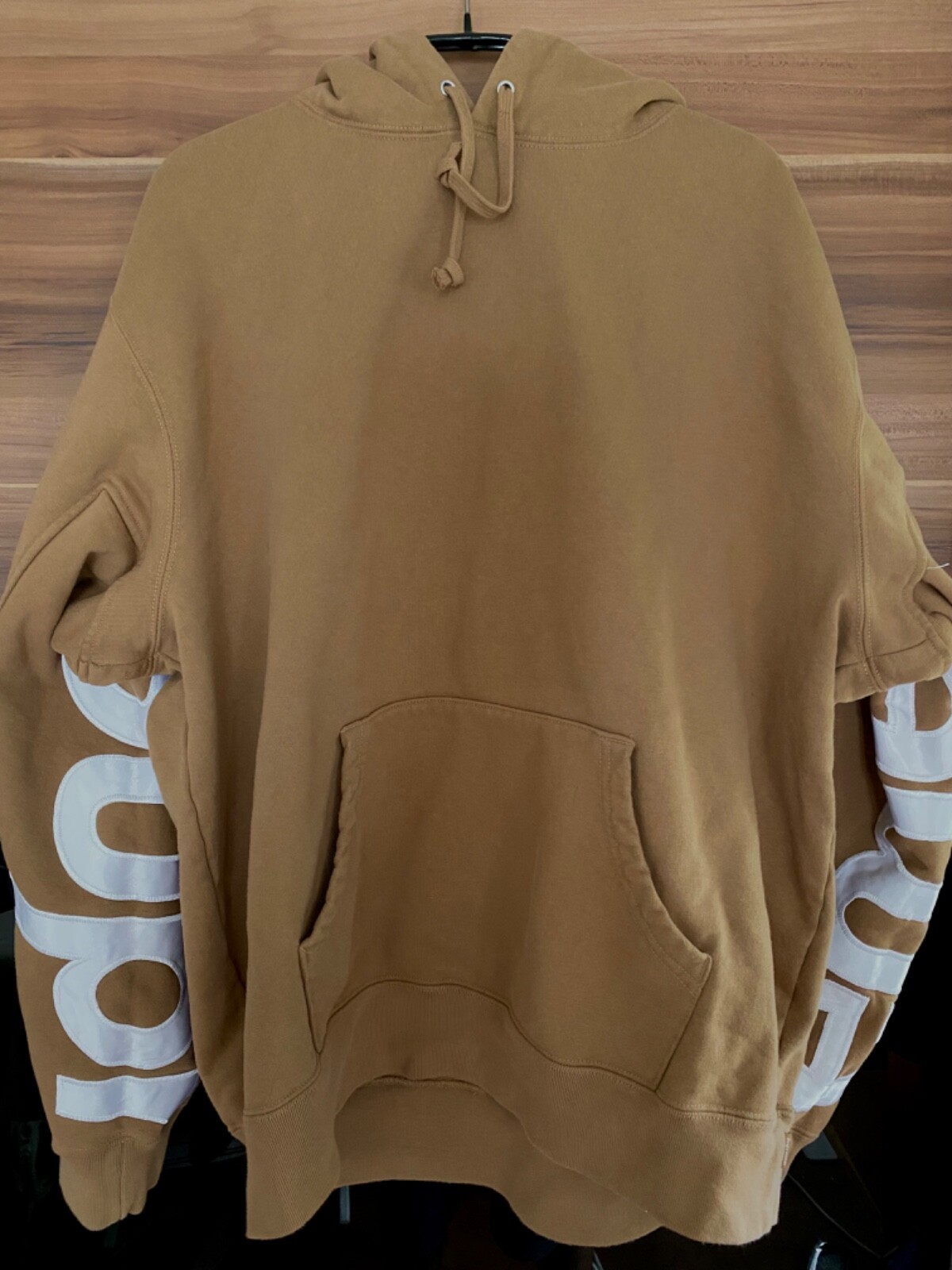 Supreme Cropped Panels Hooded Sweatshirt light brown | eBay Supreme Cropped Panels Hooded Sweatshirt light brown | eBay