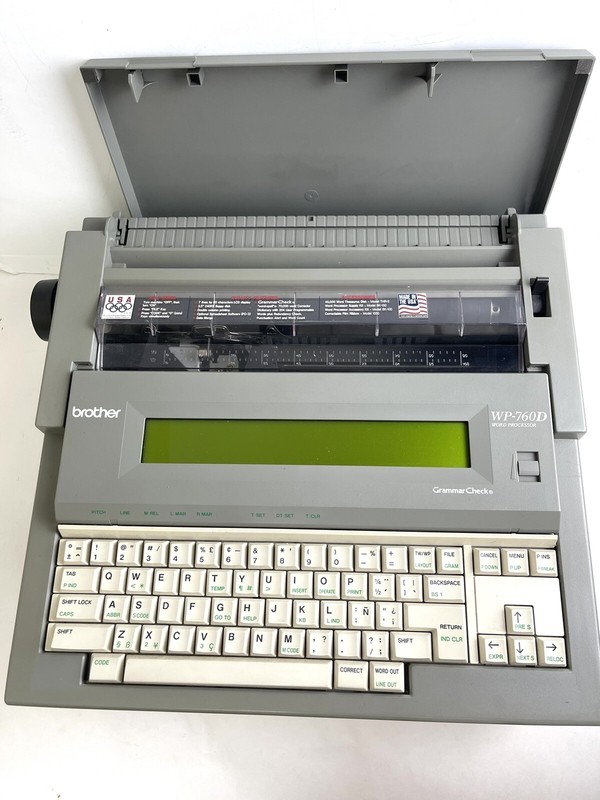 Brother typewriter photos of Brother WP-760D by year then serial number ...