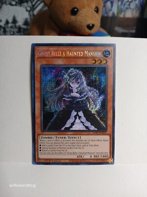 Ghost Dark Magician Yugioh RC04-JP012 "Ghost Belle & Haunted Mansion" - Collector's Rare Duel ...