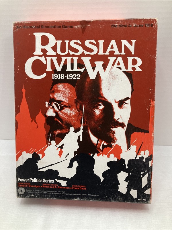 Russian Civil War 1918-1922 (1976) – Board Game Guys