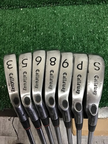 Callaway Bobby Jones S2H2 Iron Set 3-PW, SW ‘Memphis 10’ Steel Shafts ...