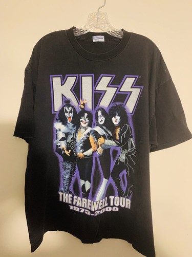 Vintage KISS The Farewell Tour 1973-2000 XL Single Stitch Black T-shirt Tee Y2KのeBay公認海外通販｜セカイモン