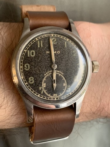 Vintage Mimo Girard Perregaux German Military Mens Watch w/ Tropical ...