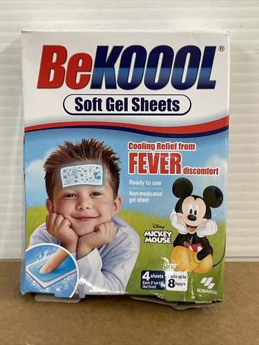 Be Koool Soft Gel Sheets for Kids Immediate cooling relief 4 counts eBay