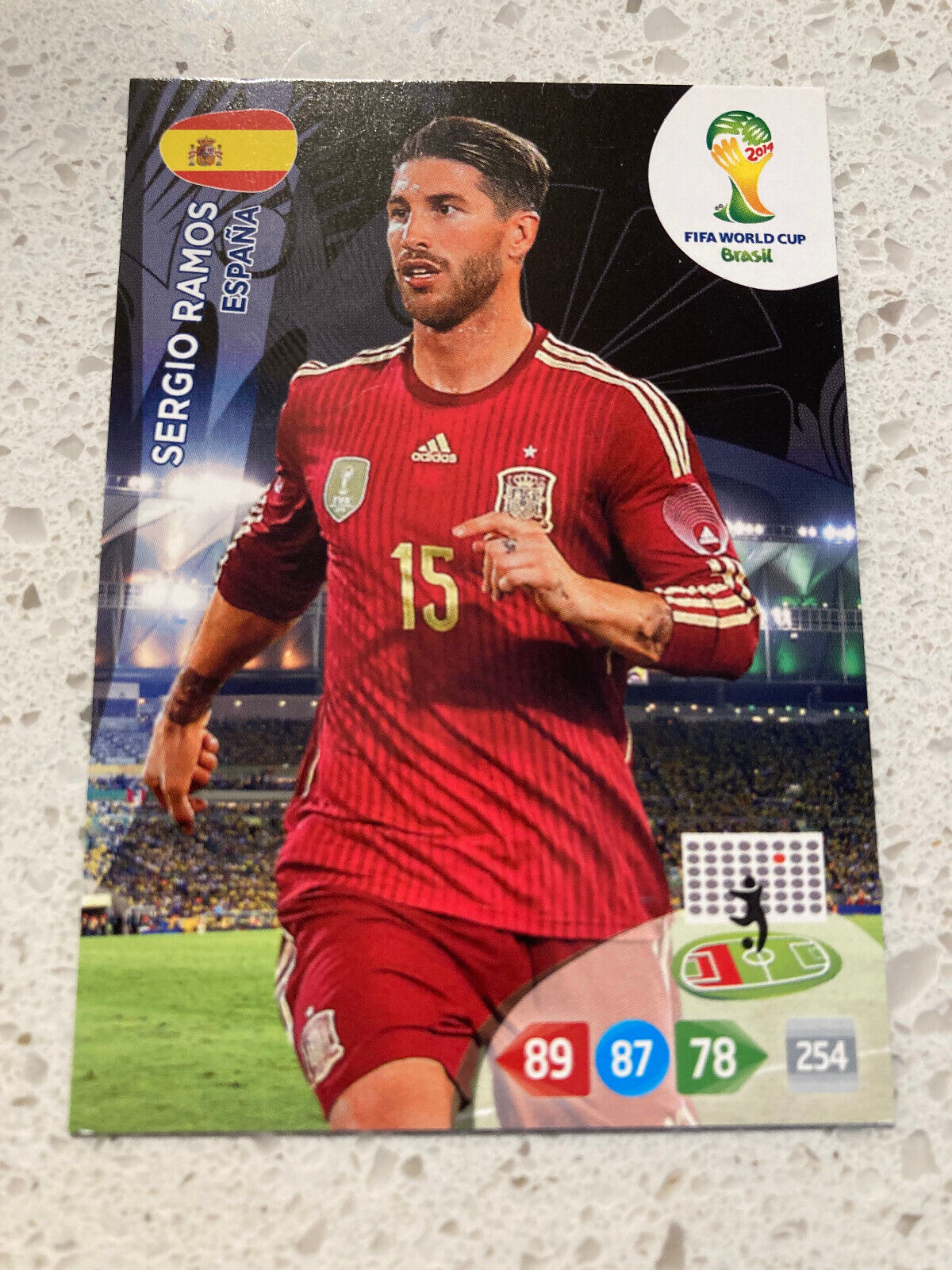 2014 Adrenalyn XL Road to FIFA World Cup Brazil Sergio Ramos 2014 Adrenalyn XL Road to FIFA World Cup Brazil Sergio Ramos