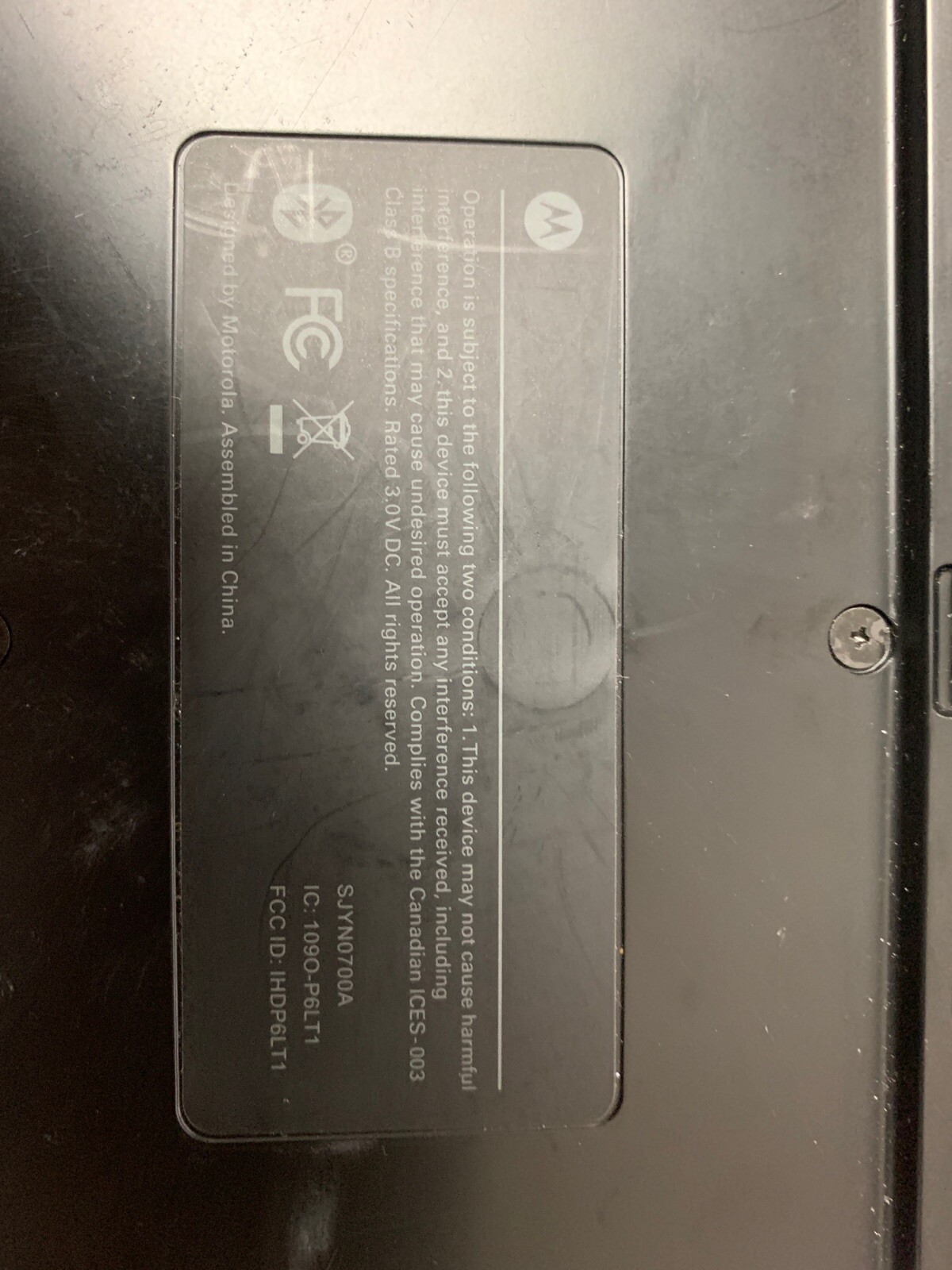 Motorola Sjyn0700a Motorola Wireless Bluetooth Full Size Keyboard