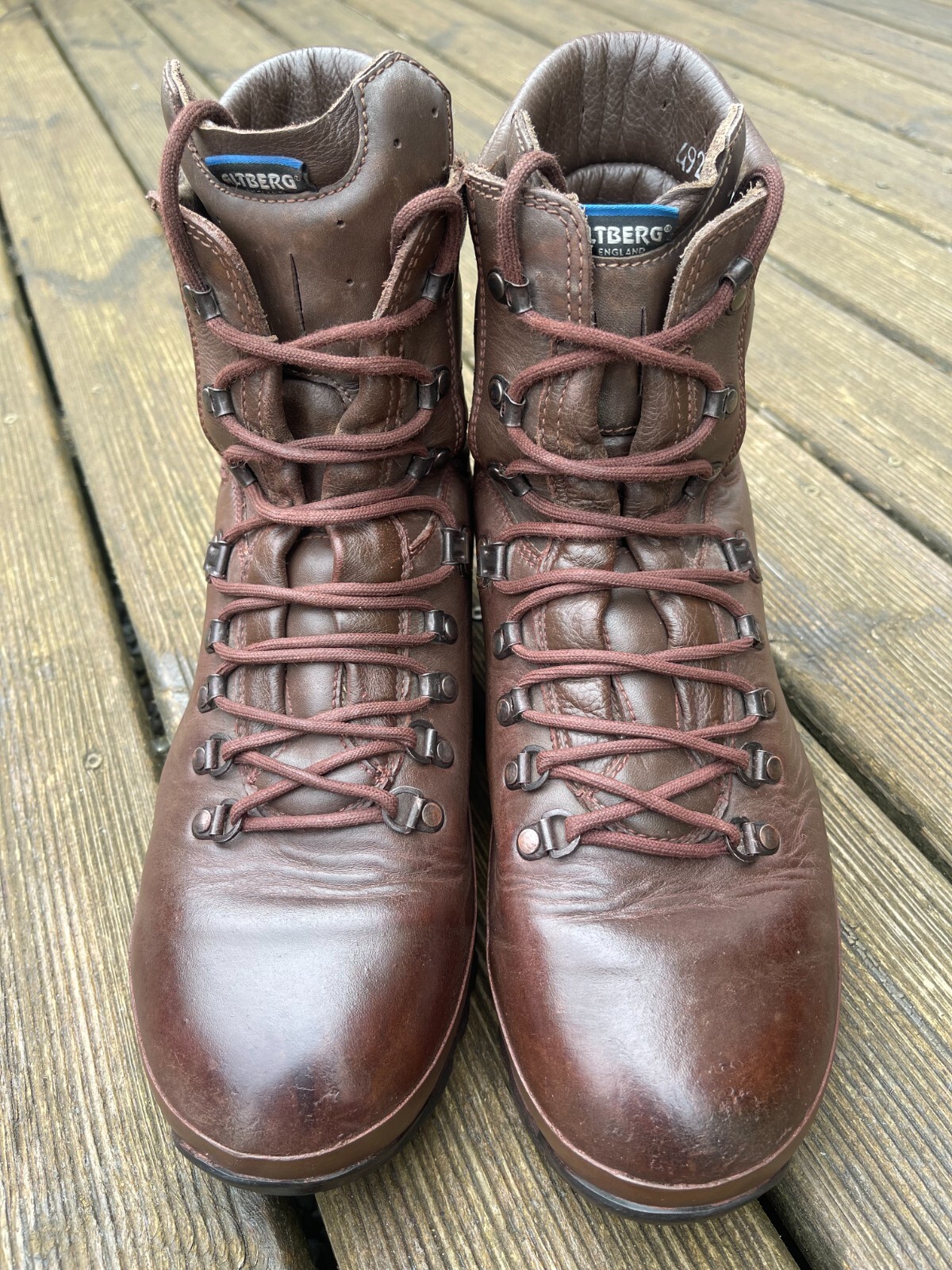 British Army Altberg Combat Hiking Boots Size 10 M Military Cadet ...