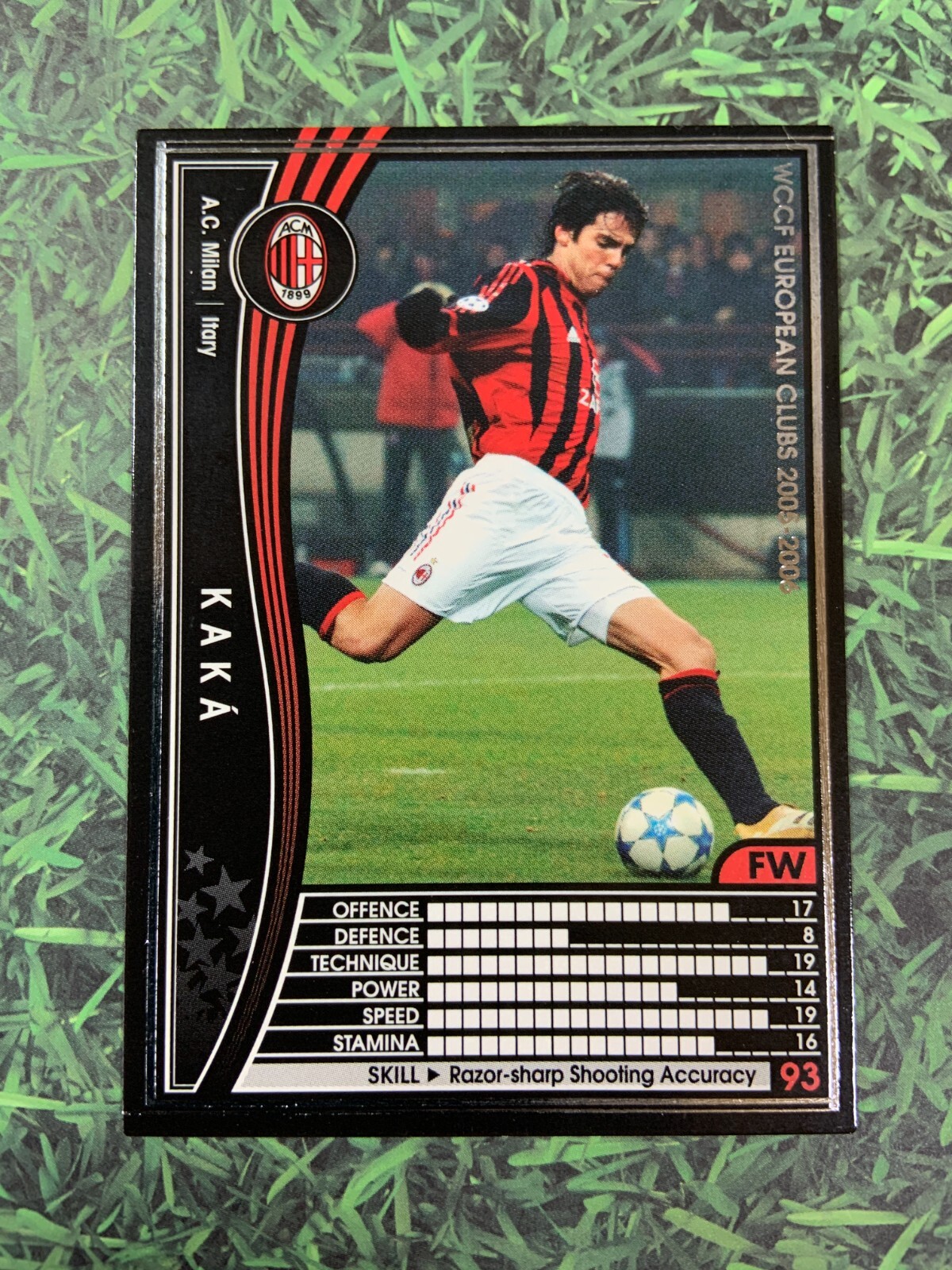 Panini WCCF 2005-06 Kaka AC Milan Soccer card Italy Brazil Panini WCCF 2005-06 Kaka AC Milan Soccer card Italy Brazil