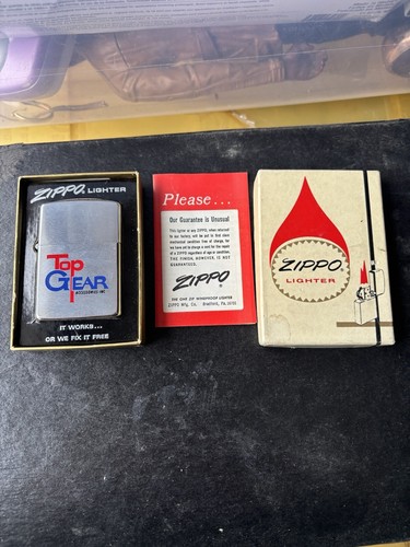 Vintage Zippo Lighter With Box & Paper New Zippo Top Gear Lighter VintageのeBay公認海外通販｜セカイモン