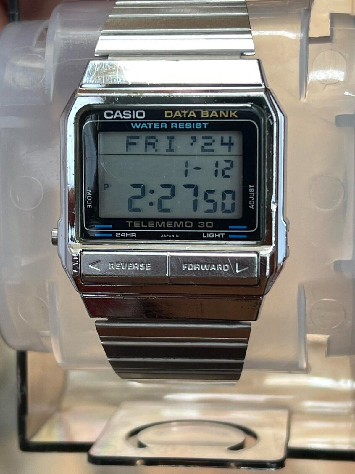 Vintage Casio Data Bank Digital Men's Watch DB-300 MODULE Vintage Casio Data Bank Digital Men's Watch DB-300 MODULE