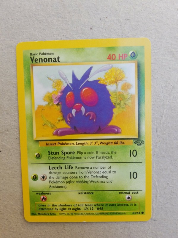 Venonat Pokemon Cards - Find Pokemon Card Pictures With Our Database ...