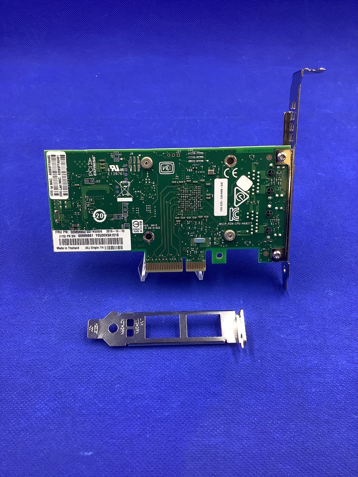 Внутренняя сетевая карта Both Brackets Lenovo X550-T2 Intel 2port 10Gb ...