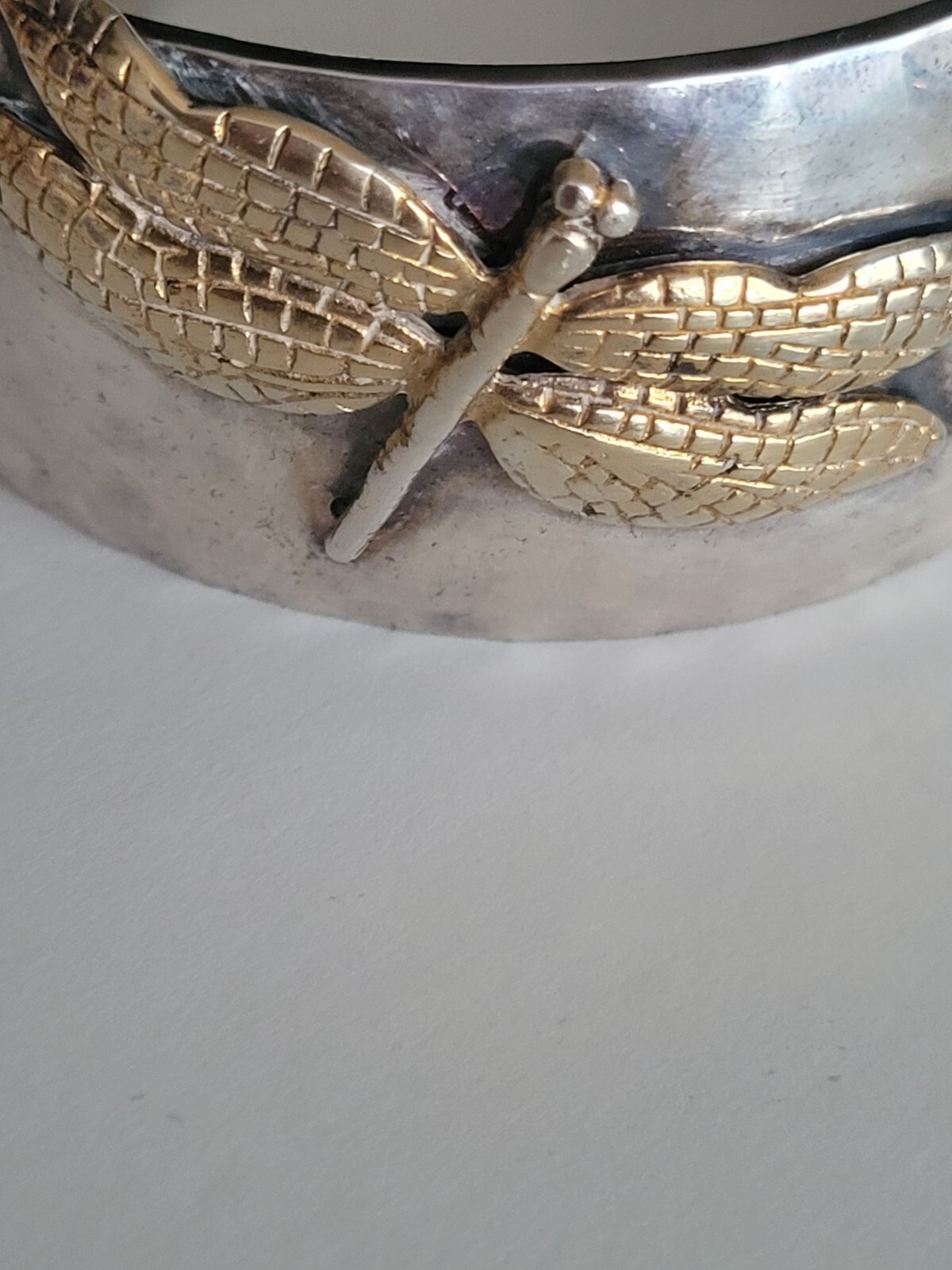 Sterling silver dragonfly cuff bracelet store