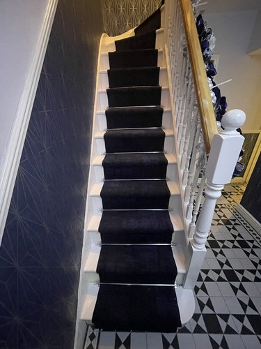 Polished Chrome Stair Rods - 3/8" x 28.5" - Norfolk Reed - Thistle ...