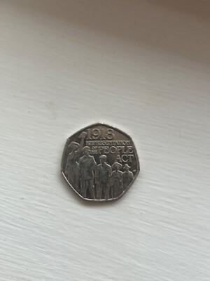 1918 50p Representation Of The People Act Worth, Rarity