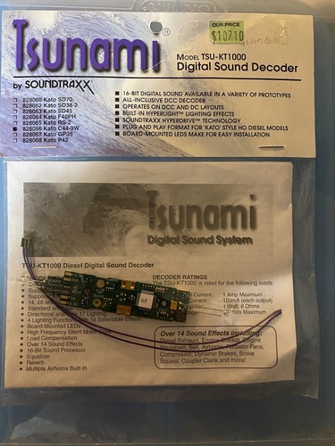 Купить Dcc система управления для железной дороги SoundTraxx Tsunami ...