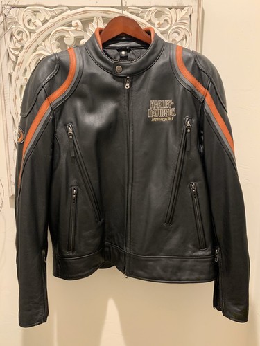 Harley Davidson ORIGIN Leather Jacket XL With Armor 97113 Harley Davidson ORIGIN Leather Jacket XL With Armor 97113