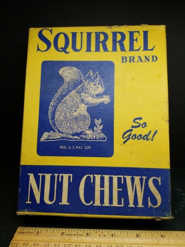 Old General Store Candy Box Squirrel Brand Nut Chews 5 cent Peanuts ...