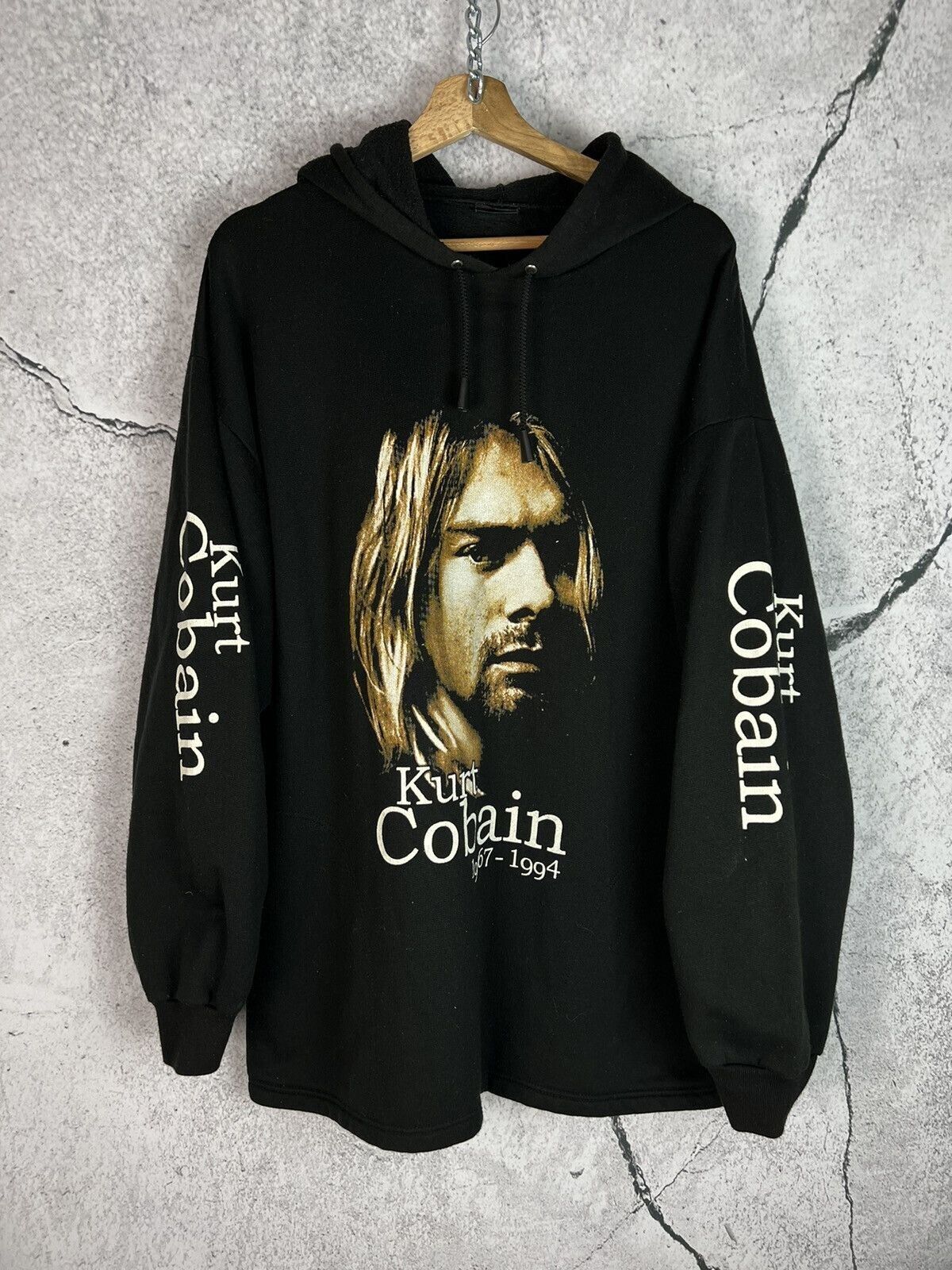 Vintage 90s Kurt Cobain Nirvana memorial hoodie | eBay Vintage 90s Kurt Cobain Nirvana memorial hoodie | eBay